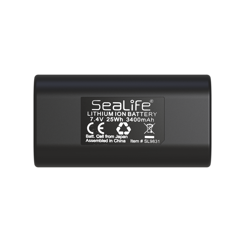 7.4V 25Wh Li-Ion Battery for Sea Dragon Photo/Video Lights – SeaLife ...